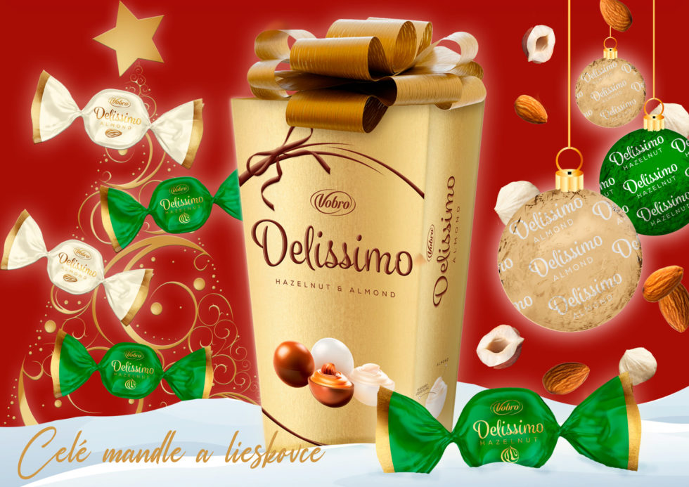 DELISSIMO hazelnut & almond + MAŠĽA (ZLATÁ)182g | TOL